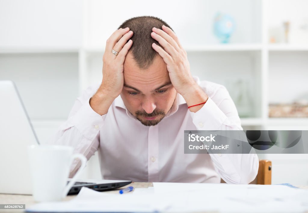Disappointed Worker Feeling Stressed Stock Photo - Download Image Now ... Disappointed Worker Feeling Stressed Stock Photo - Download Image Now ...