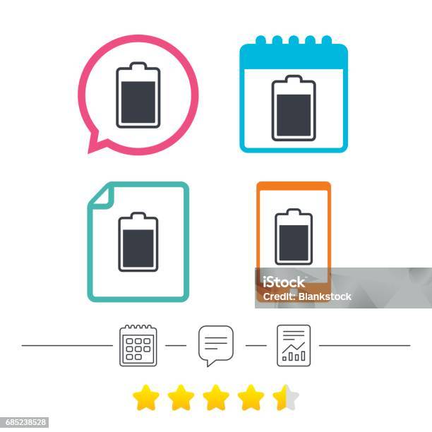 Le Niveau De La Batterie Signe Icône Symbole De Lélectricité Vecteurs