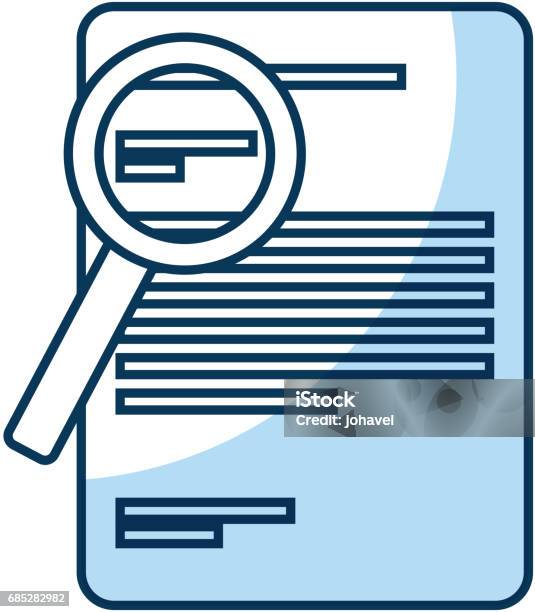 Ilustración de Documento Con Lupa Icono Aislado y más Vectores Libres ... Ilustración de Documento Con Lupa Icono Aislado y más Vectores Libres ...