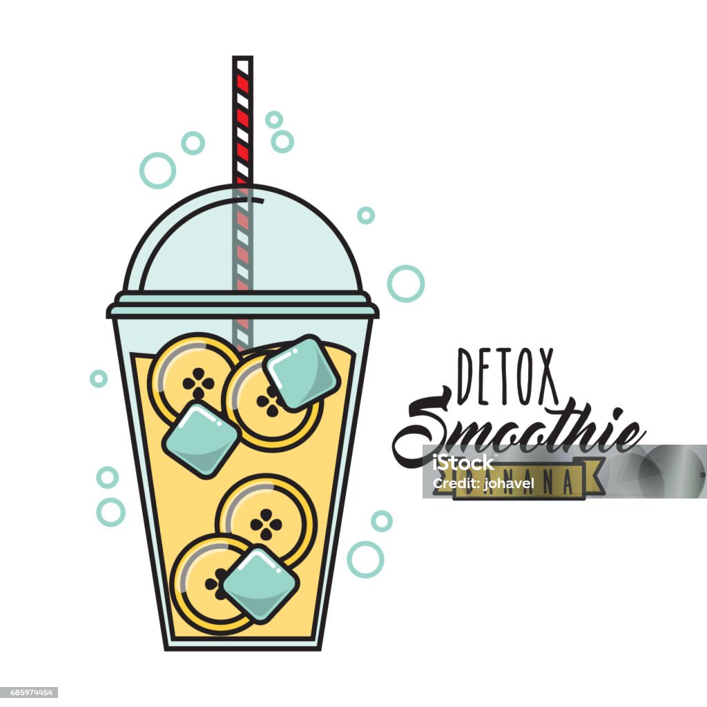 Ikona Banana Detox Smoothie I Juice Design Grafika Wektorowa - Stockowe ... Ikona Banana Detox Smoothie I Juice Design Grafika Wektorowa - Stockowe ...