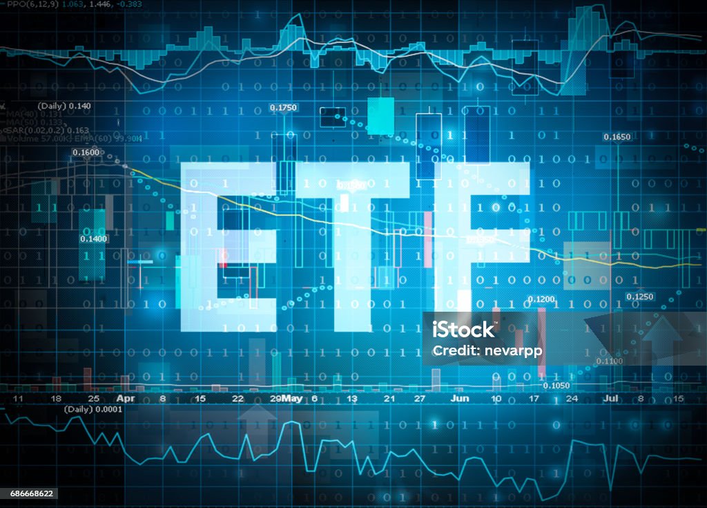Etf 교환 거래 펀드 상장지수 펀드에 대한 스톡 벡터 아트 및 기타 이미지 상장지수 펀드 금융 주식 시장 데이터