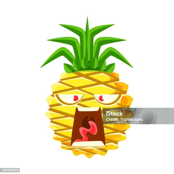 Emotikon Nanas Menjerit Lucu Kartun Emoji Karakter Vektor Ilustrasi ... Emotikon Nanas Menjerit Lucu Kartun Emoji Karakter Vektor Ilustrasi ...