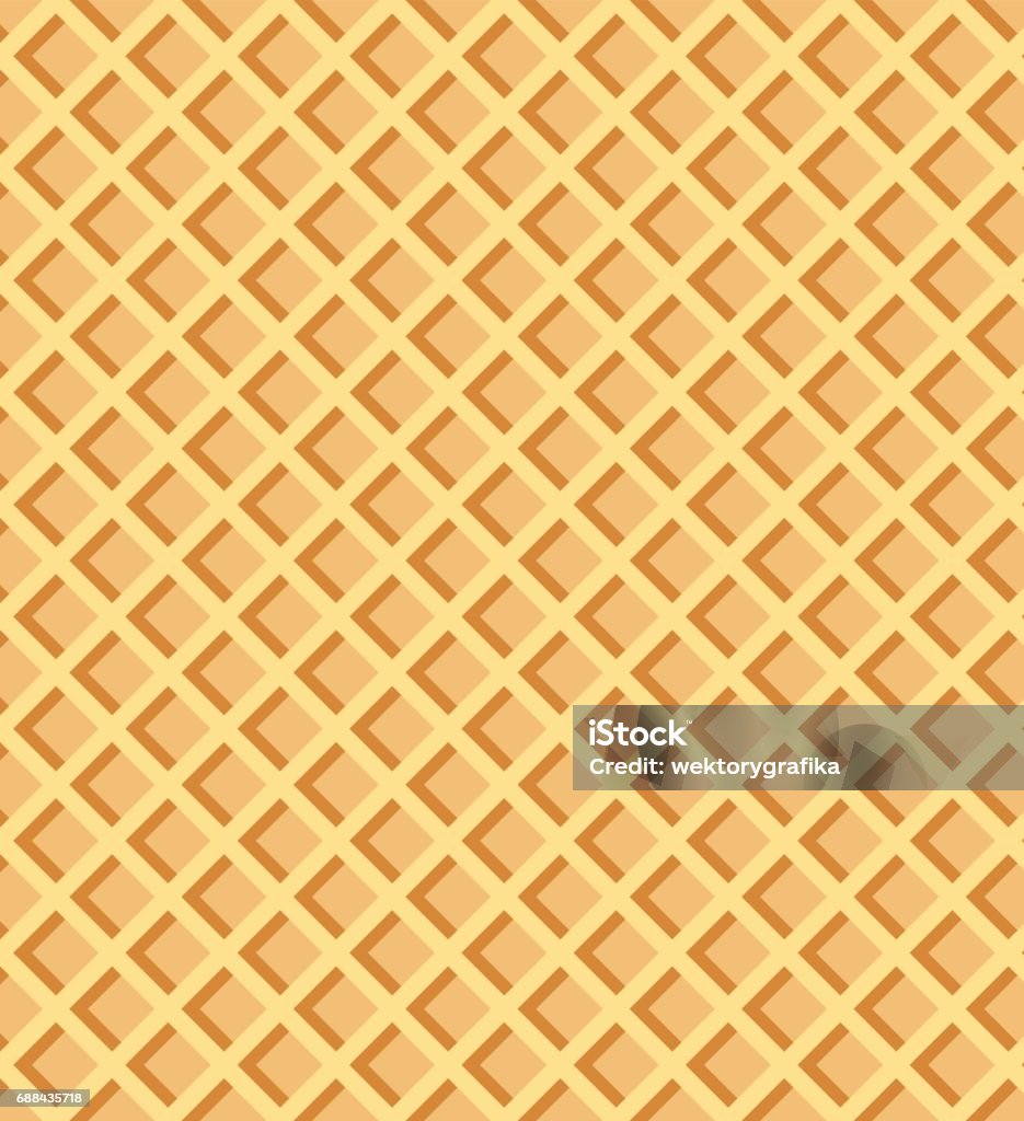 Vetores De Waffle Textura Belo Banner Wallpaper Design Ilustração E