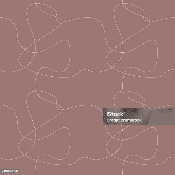 Pola Mulus Berwarna Abstrak Cetak Tekstil Coklat Dan Krem Ilustrasi