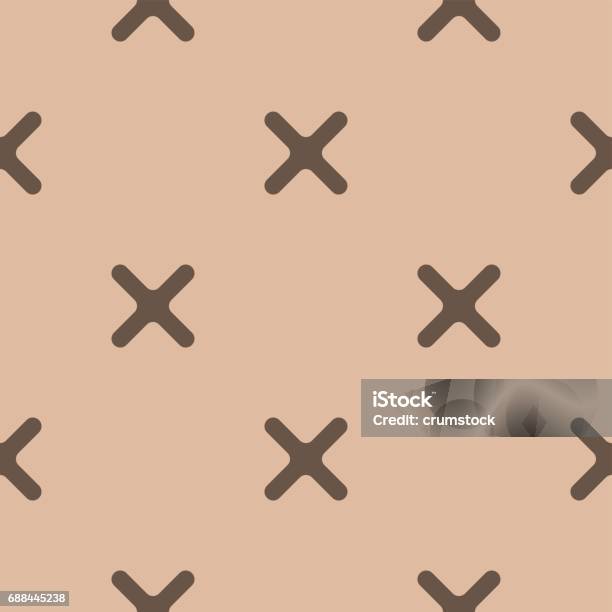 Pola Mulus Berwarna Abstrak Cetak Tekstil Coklat Dan Krem Ilustrasi