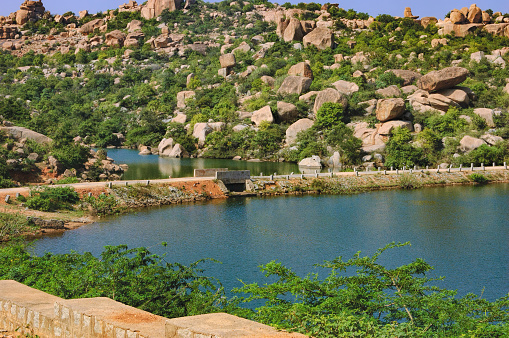 Tungabhadra 강 Hampi 인도에서 푸른 바다 0명에 대한 스톡 사진 및 기타 이미지 0명 강 경관 Istock