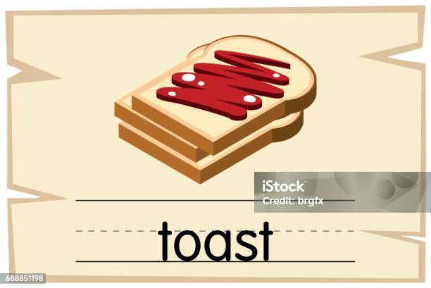 Wordcard 範本 Word 祝酒向量圖形及更多串字圖片 串字 剪裁圖 剪貼畫 Istock