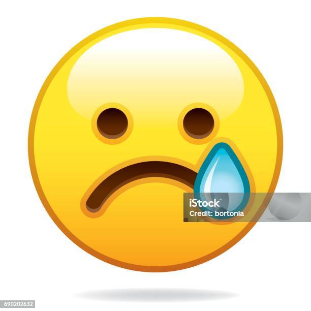 Emoji 아이콘 슬픔에 대한 스톡 벡터 아트 및 기타 이미지 슬픔 이모티콘 감정 시리즈 Istock