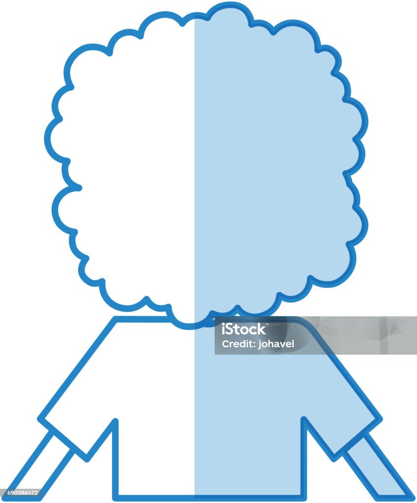 Back Curly Haired Boy Character Stock Illustration - Download Image Now ... Back Curly Haired Boy Character Stock Illustration - Download Image Now ...