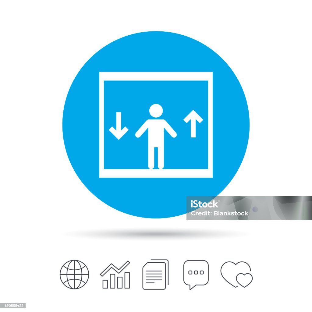 Aufzugsymbol Person Symbol Mit Pfeil Hoch Runter Stock Vektor Art und ... Aufzugsymbol Person Symbol Mit Pfeil Hoch Runter Stock Vektor Art und ...