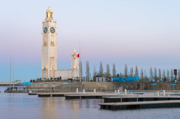 Free Stock Photo of Pier With Distant Clock Tower | Download Free ...