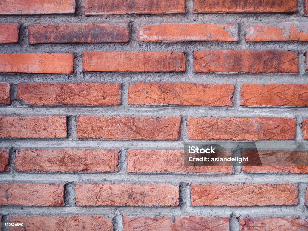 Latar Belakang Tekstur Dinding Bata Merah Tua Foto Stok Unduh Gambar