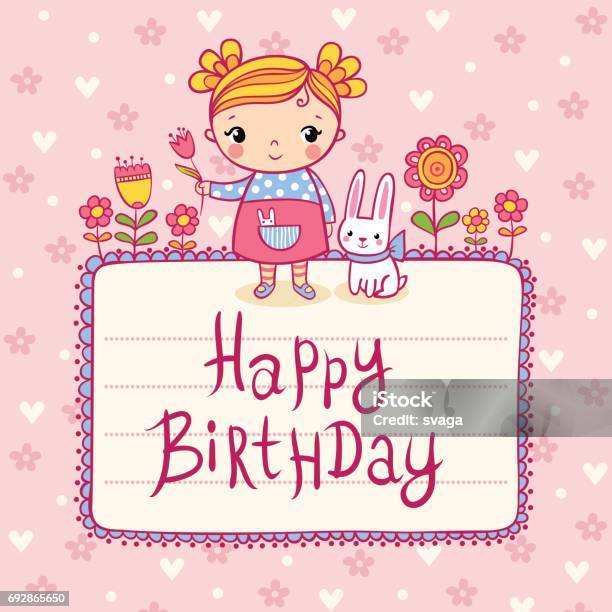Kartu Ucapan Selamat Ulang Tahun Yang Indah Dengan Bunga Ilustrasi Stok ... Kartu Ucapan Selamat Ulang Tahun Yang Indah Dengan Bunga Ilustrasi Stok ...