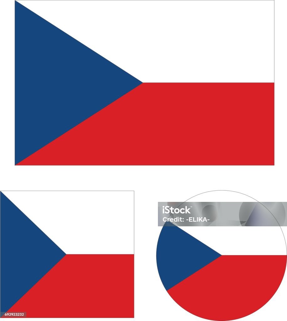 Bendera Ceko Ilustrasi Stok Unduh Gambar Sekarang Bendera Simbol