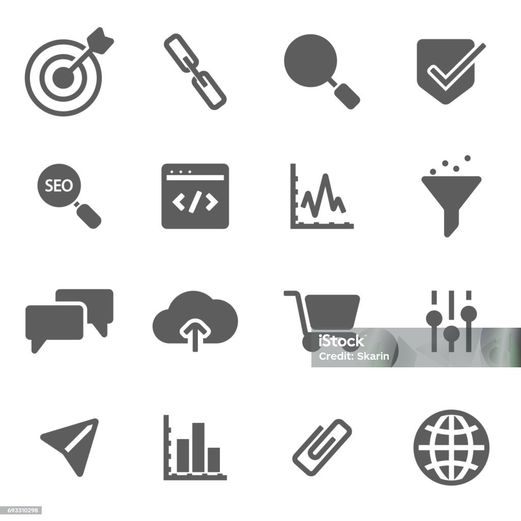 Vector Black Seo Icons Set Stock Illustration - Download Image Now ... Vector Black Seo Icons Set Stock Illustration - Download Image Now ...