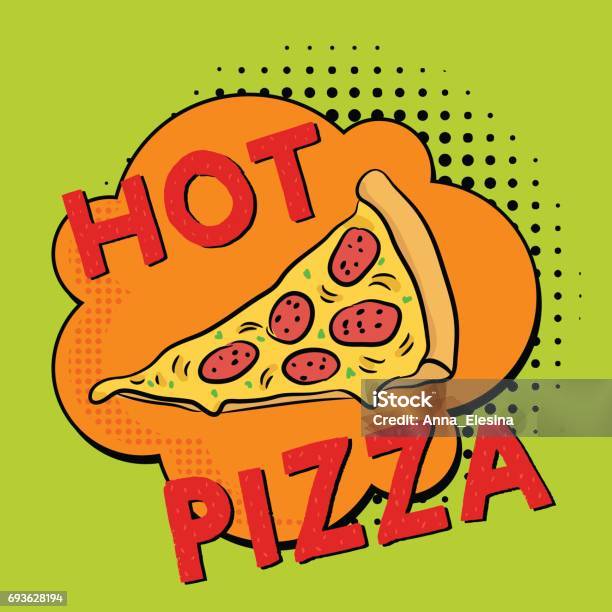 Spanduk Seni Pop Makanan Cepat Saji Ilustrasi Doodle Dari Irisan Pizza ... Spanduk Seni Pop Makanan Cepat Saji Ilustrasi Doodle Dari Irisan Pizza ...