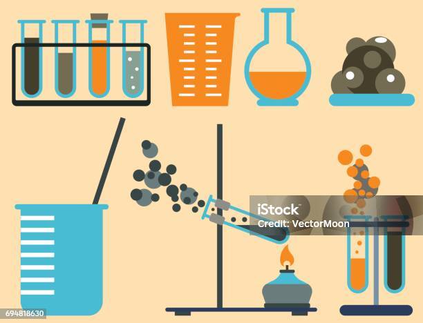 Simbol Lab Menguji Laboratorium Medis Desain Biologi Ilmiah Kimia Ikon