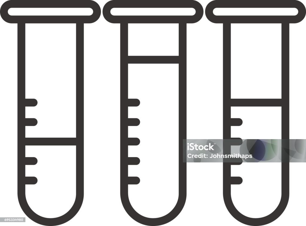 Beakers Linear Icon Thin Line Illustration Vector Isolated Outline ... Beakers Linear Icon Thin Line Illustration Vector Isolated Outline ...