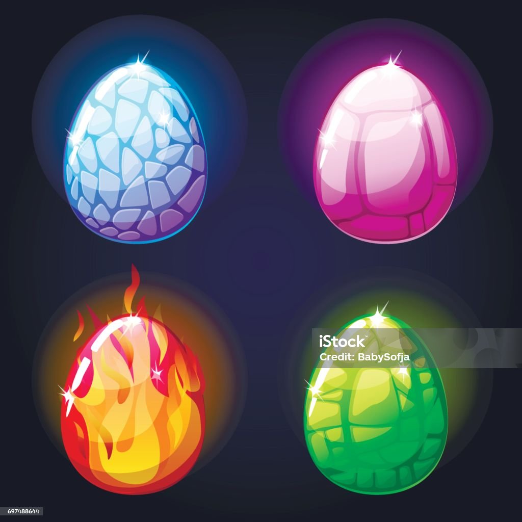 Magic Set Icons Dragon Eggs Game Elements Stock Illustration - Download ... Magic Set Icons Dragon Eggs Game Elements Stock Illustration - Download ...