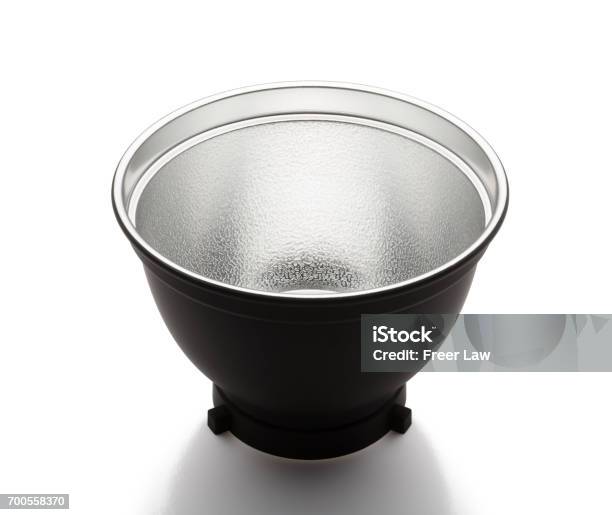 Stuido 클리핑 경로와 흰색 배경에 플래시에 대 한 표준 반사판 0명에 대한 스톡 사진 및 기타 이미지 0명 강철