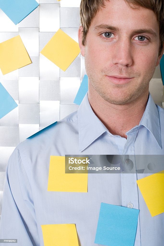 Man Covered In Adhesive Notes Stock Photo - Download Image Now ... Man Covered In Adhesive Notes Stock Photo - Download Image Now ...