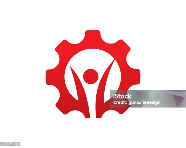 Les Gens Tech Symbole Template Design Vecteur Emblème Concept Design