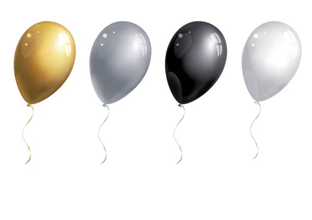 4 300 Silver Balloon Stock Illustrations Royalty Free Vector Graphics