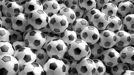 Balón De Fútbol Render 3d Foto De Stock Y Más Banco De Imágenes De