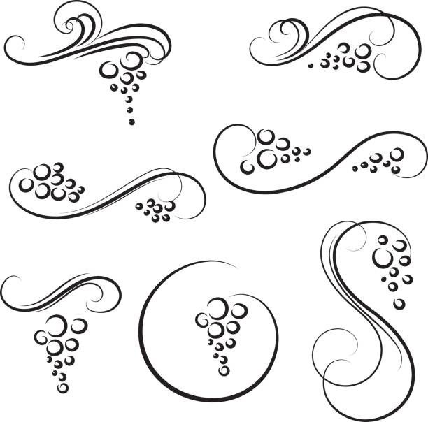 Midewiwin Birch Bark Scrolls Clipart