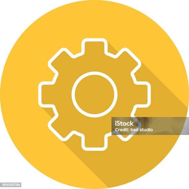 Cogwheel 아이콘크기 0명에 대한 스톡 벡터 아트 및 기타 이미지 0명 그림자 기어 기계 부분 Istock