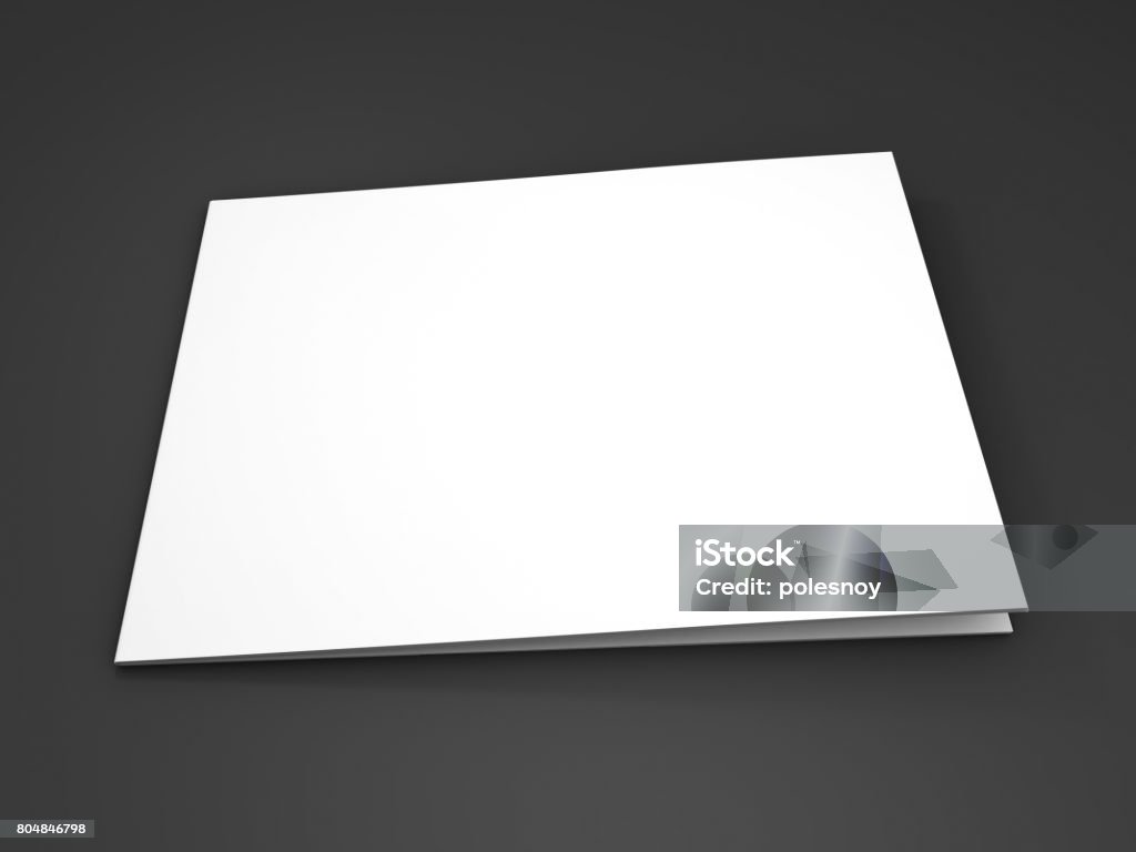 Majalah Buku Buklet Atau Mockup Brosur Rendering 3d Foto Stok Unduh