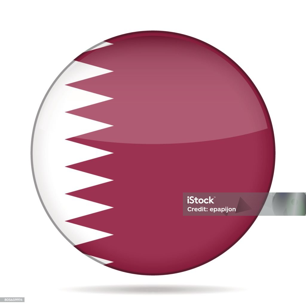 Flag Of Qatar Shiny Round Button Stock Illustration - Download Image ... Flag Of Qatar Shiny Round Button Stock Illustration - Download Image ...