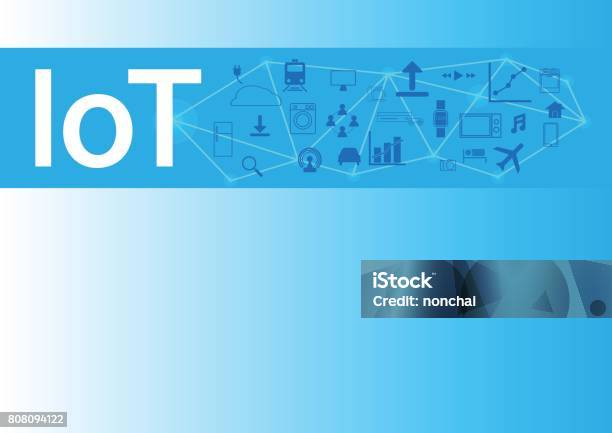 Iot일 배경의 인터넷 0명에 대한 스톡 벡터 아트 및 기타 이미지 0명 고리 사슬 그래프 Istock