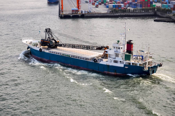 Small cargo ship at sea – free photo on Barnimages