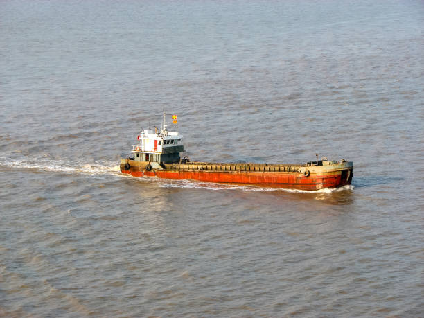 Small cargo ship at sea | Free Stock Image - Barnimages