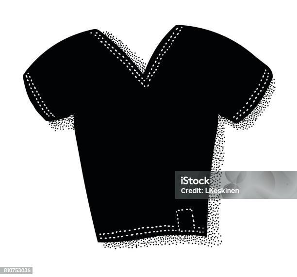 Çizgi Film Görüntüsü Tshirt Simgesi Gömlek Sembolü Stok Vektör Sanatı