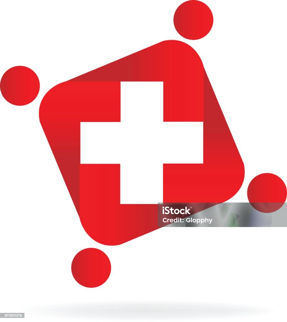 Teamarbeitmedizinische Kreuzsymbolsymbol Stock Vektor Art und mehr ... Teamarbeitmedizinische Kreuzsymbolsymbol Stock Vektor Art und mehr ...