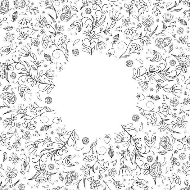 140+ Butterfly Frame Coloring Page Stock Illustrations, Royalty-Free ... 140+ Butterfly Frame Coloring Page Stock Illustrations, Royalty-Free ...
