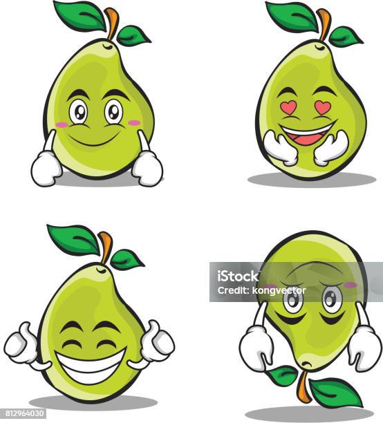 Koleksi Kartun Karakter Pir Set Ilustrasi Vektor Ilustrasi Stok Unduh