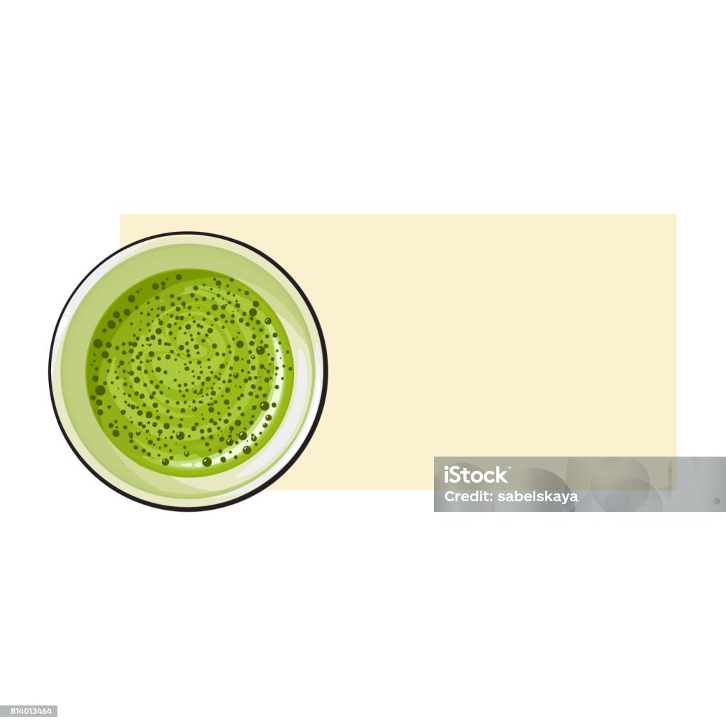 Gambar Tampilan Teratas Minuman Teh Hijau Matcha Dalam Cangkir ... Gambar Tampilan Teratas Minuman Teh Hijau Matcha Dalam Cangkir ...