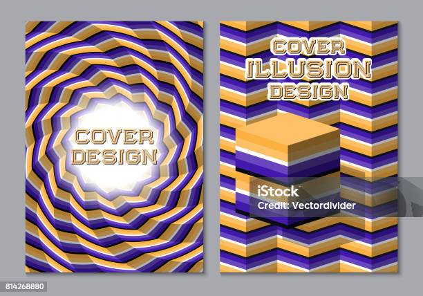Template Desain Sampul Buku Skema Warna Oranye Ungu Dengan Elemen Ilusi ... Template Desain Sampul Buku Skema Warna Oranye Ungu Dengan Elemen Ilusi ...