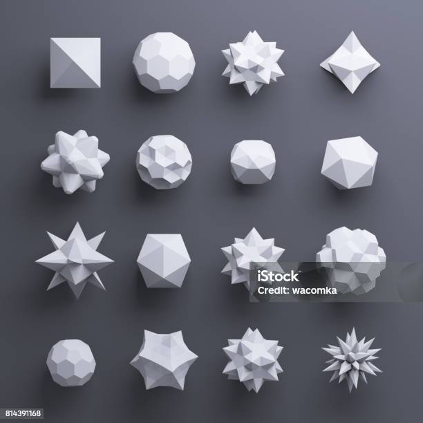 3d 추상적인 기하학적 모양 회색 유리 구슬 크리스탈 보석 및 보석 0명에 대한 스톡 사진 및 기타 이미지 0명 12면체