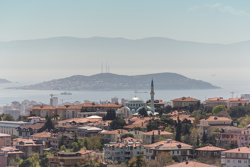 Anatolian 쪽 마 Kadikoy 터키 이스탄불 근처 Marmara 바다 프린스 아일랜드 0명에 대한 스톡 사진 및 기타