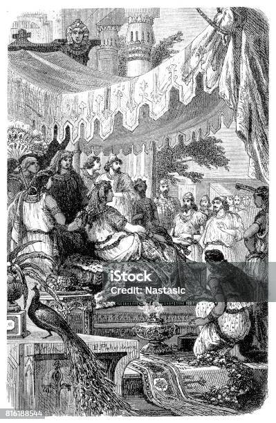 Legendary Ethiopian Queen Of Sheba Stock Illustration - Download Image ... Legendary Ethiopian Queen Of Sheba Stock Illustration - Download Image ...