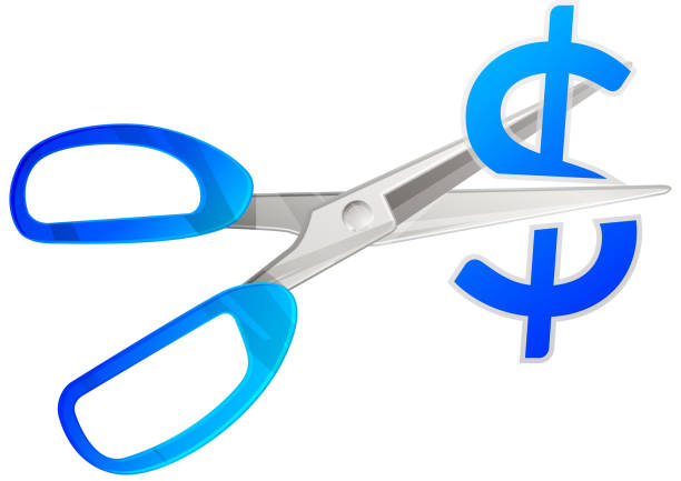 950 Cutting Costs Hình Minh Họa Đồ Họa Vectơ Trả Phí Bản Quyền Một