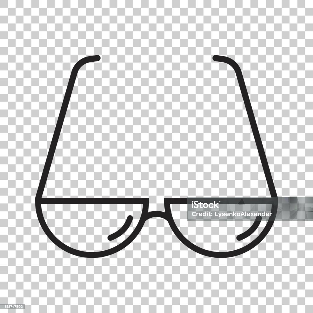 Sunglasse 向量圖示眼鏡平插圖向量圖形及更多保護圖片 保護 個人飾物 反射 Istock