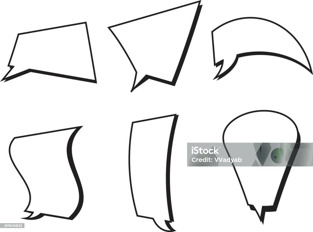 Ilustración de Cuadros De Texto Cómico Vector Conjunto Burbujas De ... Ilustración de Cuadros De Texto Cómico Vector Conjunto Burbujas De ...