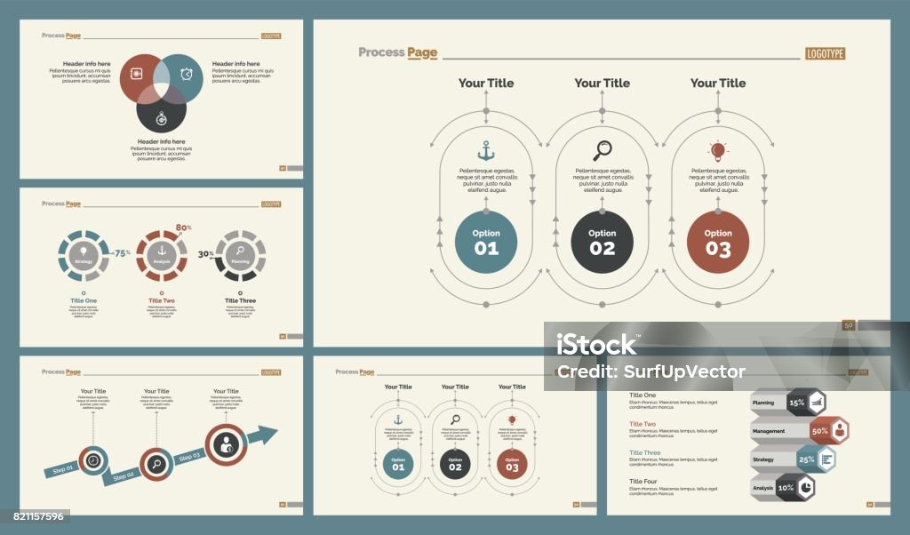 Six Consulting Slide Templates Set Stock Illustration - Download Image ... Six Consulting Slide Templates Set Stock Illustration - Download Image ...