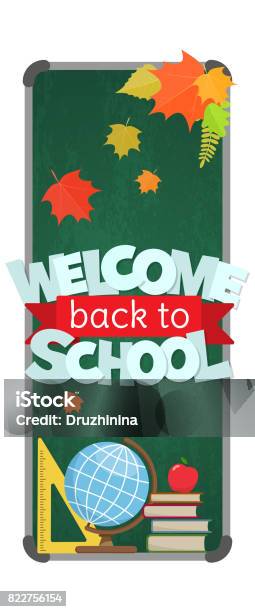 Back To School 배너입니다 9월에 대한 스톡 벡터 아트 및 기타 이미지 9월 광고 교육 Istock