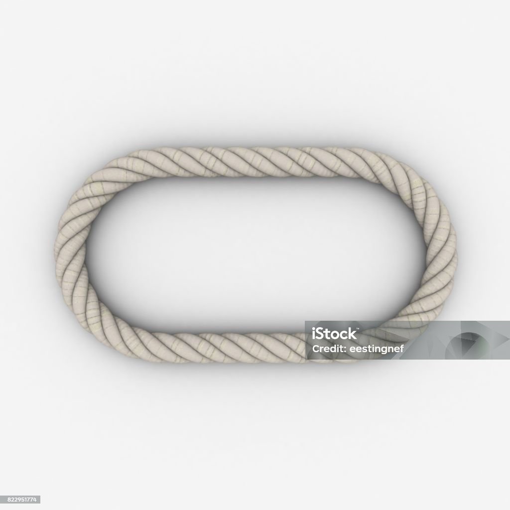 Oval3d 렌더링 그림 형태로 로프 프레임입니다 0명에 대한 스톡 사진 및 기타 이미지 0명 3차원 형태 고리 사슬